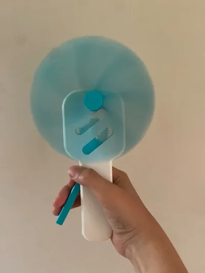 Manual Fan V2.0 - Free 3D Print Model - MakerWorld