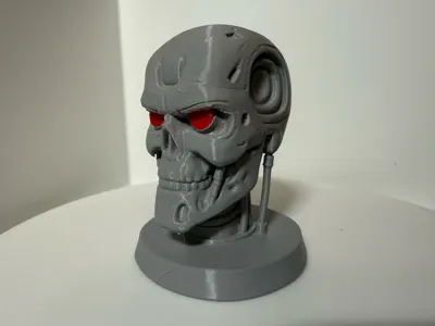 Crâne T-800 – Terminator par BLENDER_FANMakerWorld : Téléchargez des ...