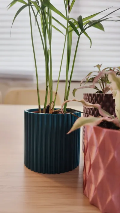 Mini Fluted Planter set by HOUSE AND GARDEN LIVING - MakerWorld
