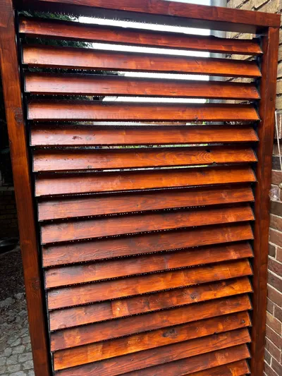 Movable Louver System Outdoor Privacy Screen - Free 3D Print Model ...