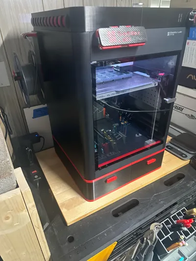 X2D X1 P2S P1S Poop Chute & Under Printer Storage - Free 3D Print Model ...