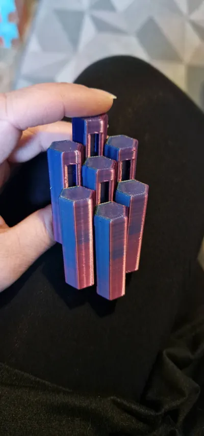 Honeycomb Fidget - Vertical Flush Object by Ninjake 3Designs MakerWorld ...