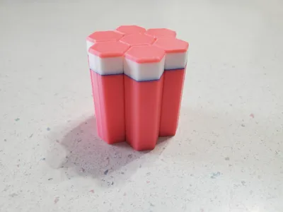 Honeycomb Fidget - Vertical Flush Object - Free 3D Print Model - MakerWorld