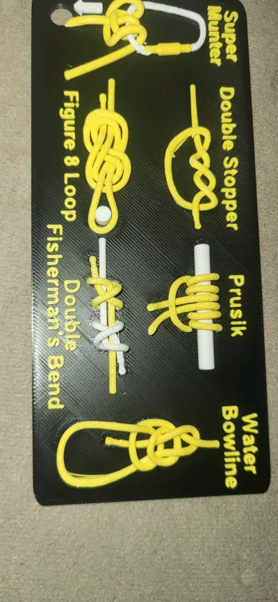 Backpack Rescue Knots Reference Card by marek MakerWorld: Download Free ...