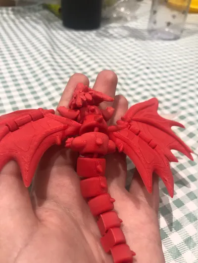 Large-winged Charmander, articulated, no supports required - Free 3D ...