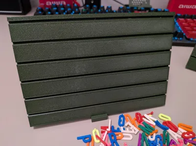 Modular Letterboard – 5 Sizes, Stands & Organizer - Free 3D Print Model ...