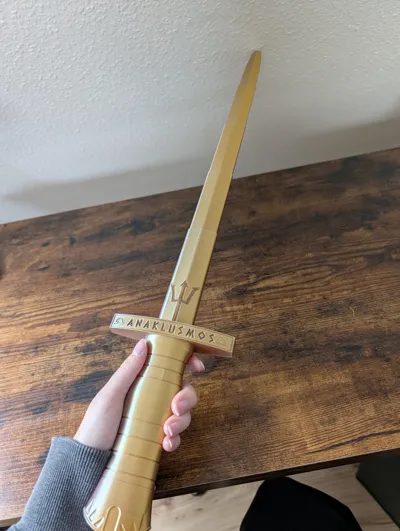 Collapsible Riptide Sword Percy Jackson - Free 3D Print Model - MakerWorld