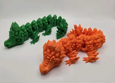 Crystalline Dragon winged and wingless - A1 mini! by Insectium3D ...