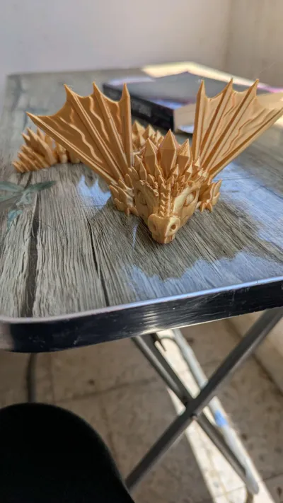 Crystalline Dragon winged and wingless - A1 mini! by Insectium3D ...