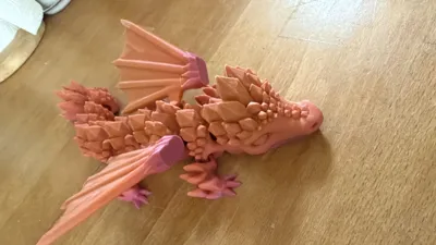 Crystalline Dragon winged and wingless - A1 mini! by Insectium3D ...