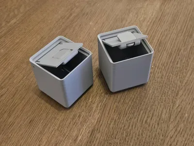 Gridfinity 1x1 Bins with Latching Lids v1.0 - Free 3D Print Model ...