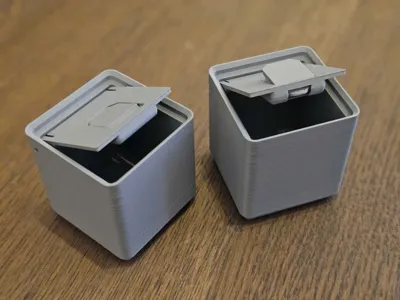 Gridfinity 1x1 Bins with Latching Lids v1.0 - Free 3D Print Model ...