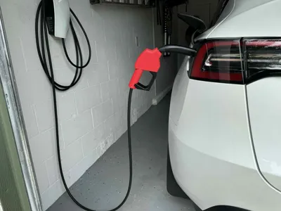 Tesla Gas Pump handle - Free 3D Print Model - MakerWorld