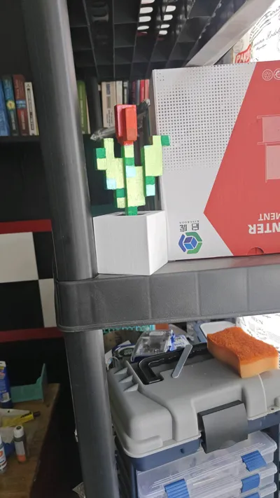 Flores Planas de Minecraft por create3d.co MakerWorld: Descarga Modelos 3D Gratuitos