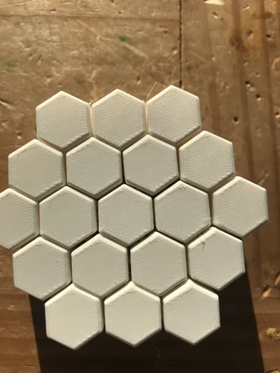 Honeycomb Fidget - Large Vertical Flush Object - Free 3D Print Model ...