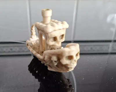 Skull & Bones Benchy by Deadmoon MakerWorld: Download Free 3D Models