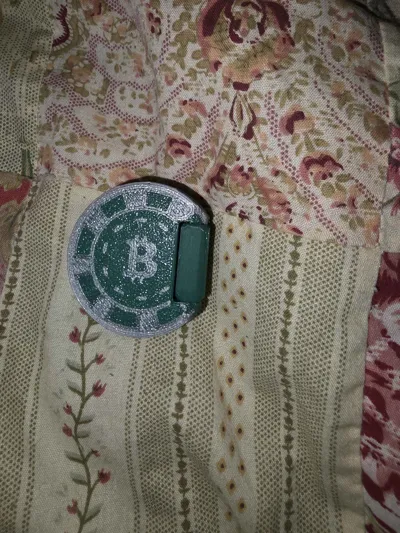 Slip and slide Casino Poker Chip Fidget Bitcoin,$€ by taylormadearmy ...