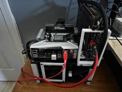 PC Test Bench Case mATX ITX by Maker_3DP MakerWorld: Download Free 3D ...