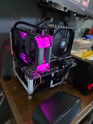 PC Test Bench Case mATX ITX - Free 3D Print Model - MakerWorld