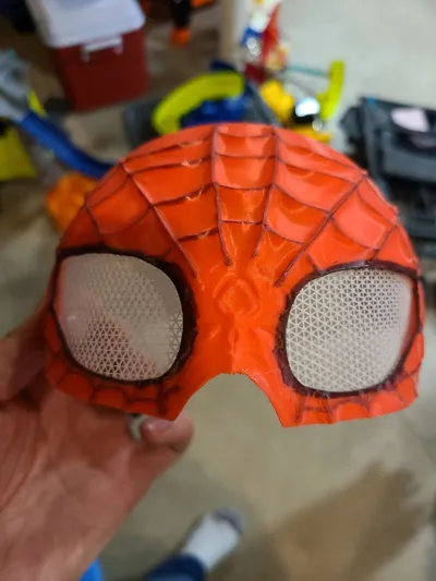Mask Mesh V2 - Cosplay Mesh for Helmets and Masks by DiddlyBuilds MakerWorld: Download Free 3D ...