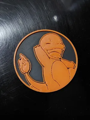 Charmander Pokemon Coin by joeythatoneguy - MakerWorld