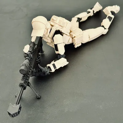 Dummy 13 - Heavy Sniper rifle - Free 3D Print Model - MakerWorld