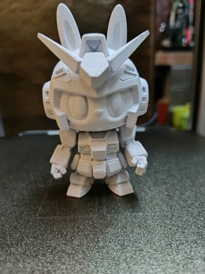 Gundam Labubu. Original Labubu. No AMS required - Free 3D Print Model ...