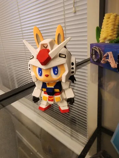 Gundam Labubu. Original Labubu. No AMS required by Chocobo MakerWorld ...