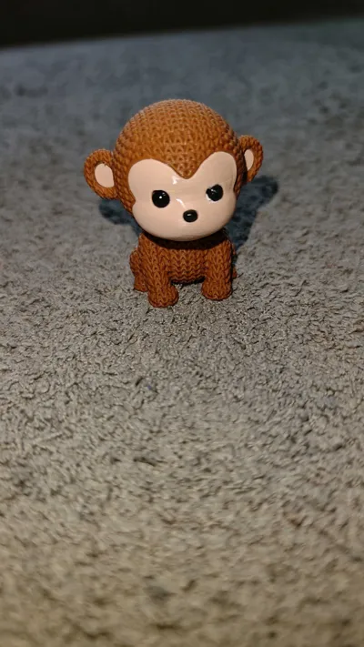 Knitted Monkey - Free 3D Print Model - MakerWorld