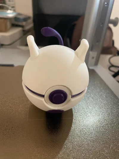 Mewtwo Pokeball - Free 3D Print Model - MakerWorld