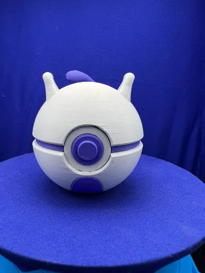 Mewtwo Pokeball by Poke Prints MakerWorld: Download Free 3D Models