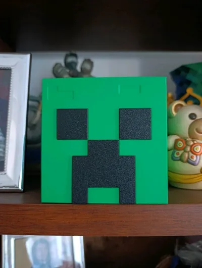 Minecraft Creeper Piggy Bank (Without AMS) by 3DMerchandMore MakerWorld ...