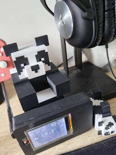 Minecraft Panda, Articulated, No AMS, No Glue - Free 3D Print Model ...
