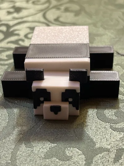 Minecraft Panda, Articulated, No AMS, No Glue by MAT_3D MakerWorld ...
