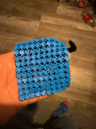 Dual Color Fabric Fidget - Free 3D Print Model - MakerWorld