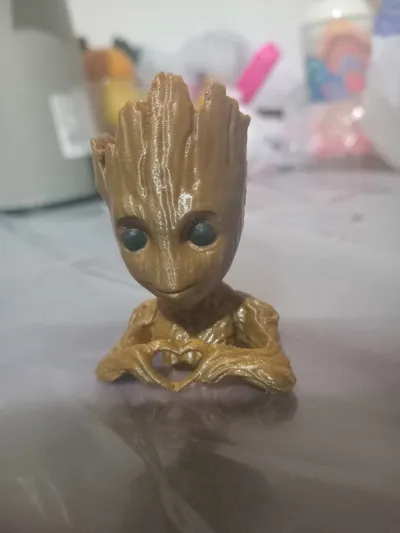 Groot Love Key Keychain Remixed by Hammelwade MakerWorld: Download Free ...