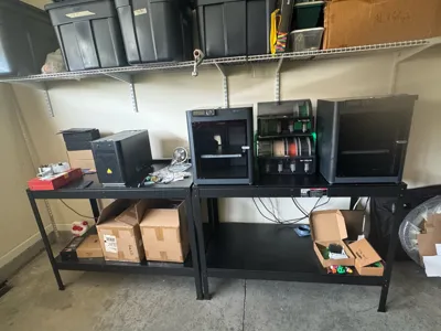 AMS 1 / 2 Pro Dual Rack Stack - Fully 3D Printed by PrivateMiku ...