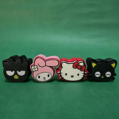 Sanrio/Hello Kitty Characters - Fidget Clickers - Free 3D Print Model ...