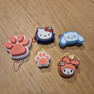 Sanrio/Hello Kitty Characters - Fidget Clickers - Free 3D Print Model ...