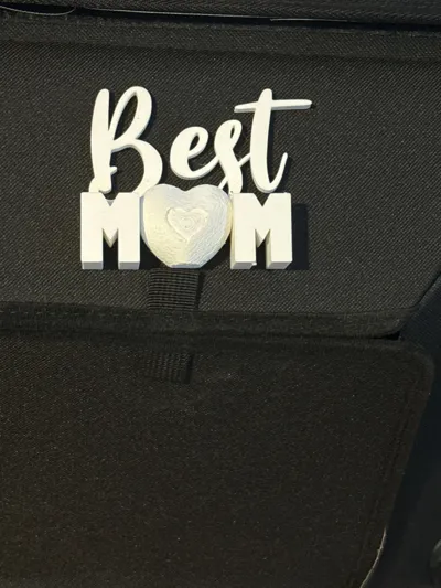 Best Mom Heart Vase Sign by lov3d MakerWorld: Download Free 3D Models