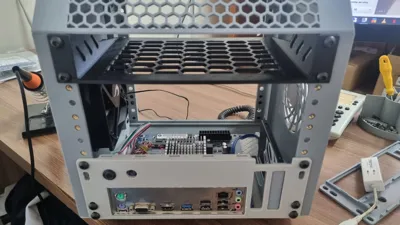 2HE 10 inch rack mount Mini-ITX + ATX PSU - Free 3D Print Model ...
