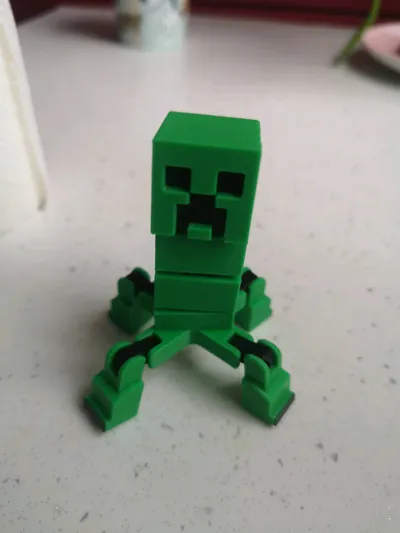 Minecraft Creeper - Model Kit by PeWu MakerWorld: Download Free 3D Models