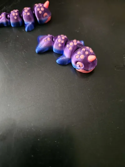 Mini Articulated Narwhal by Saber3D MakerWorld: Download Free 3D Models