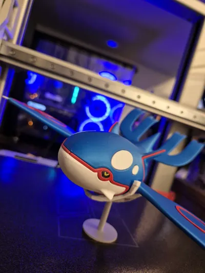382 Kyogre - Free 3D Print Model - MakerWorld