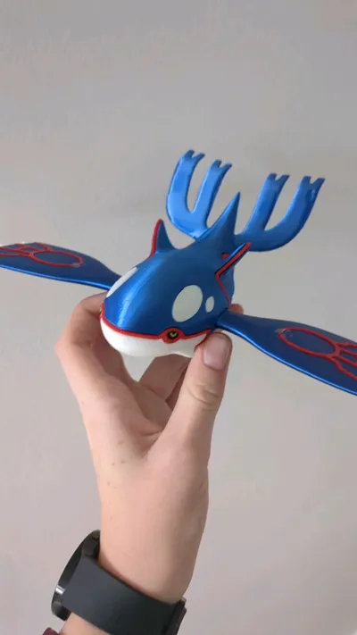 382 Kyogre - Free 3D Print Model - MakerWorld