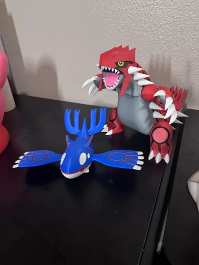 382 Kyogre - Free 3D Print Model - MakerWorld
