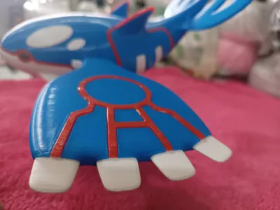 382 Kyogre - Free 3D Print Model - MakerWorld
