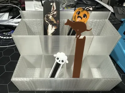 Bookmark Stand - Retail Display - Free 3D Print Model - MakerWorld