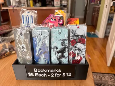 Bookmark Stand - Retail Display - Free 3D Print Model - MakerWorld