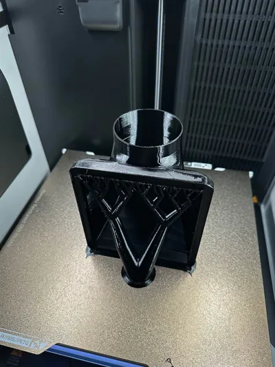 H2D/H2S Right Angle Exhaust Vent 3in/4in(75/100mm) - Free 3D Print ...
